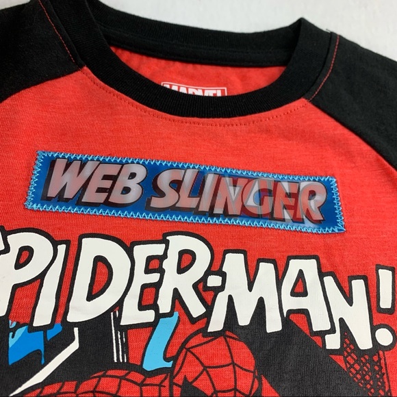 Marvel | Shirts & Tops | Marvel Spiderman The Amazing Web Slinger Shirt ...